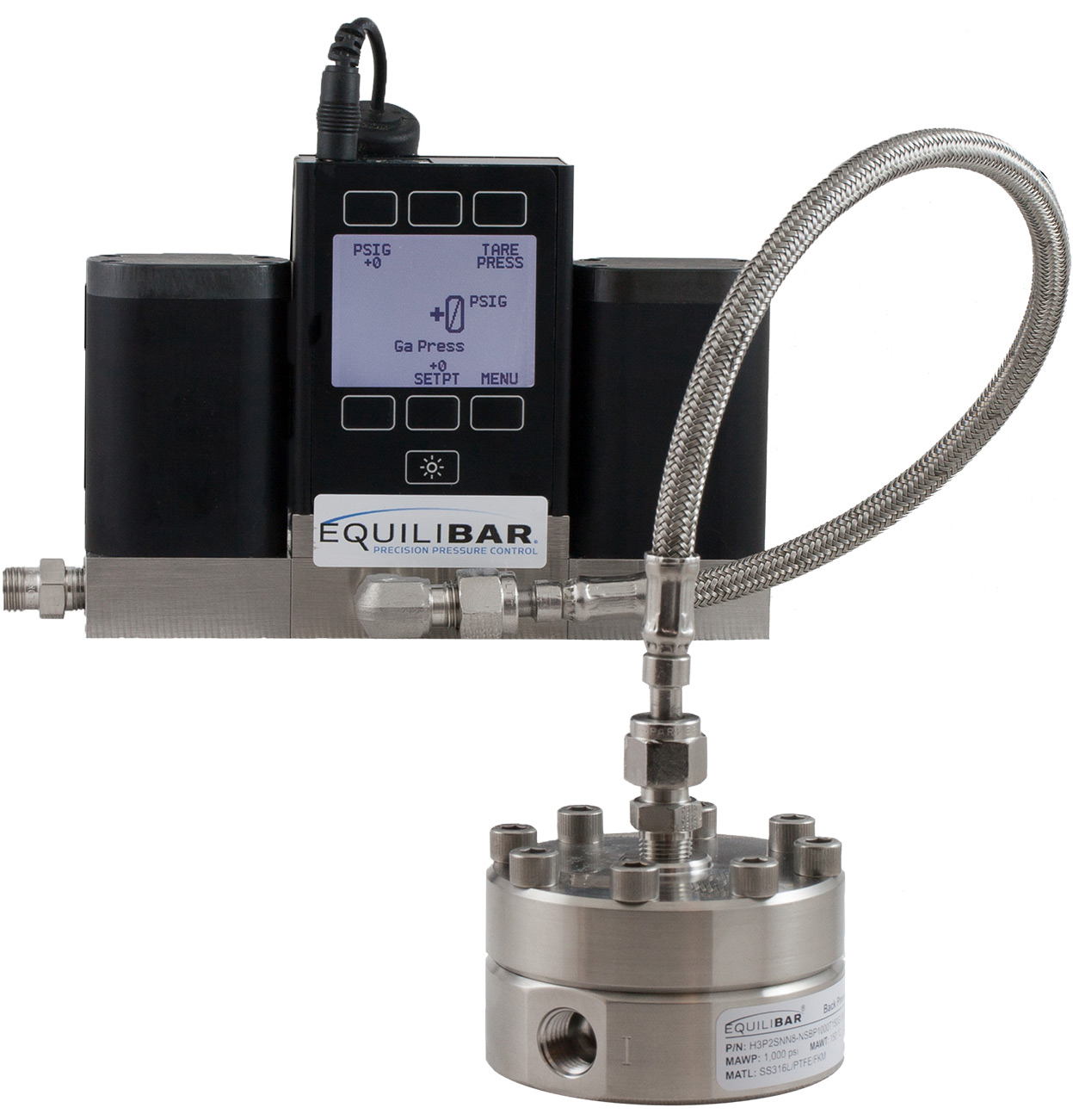 Research Series Back Pressure Regulators | Equilibar Precision Control Research Series Back Pressure Regulators | Equilibar Precision Control