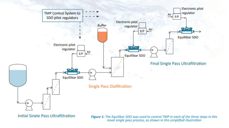 Single Use BPR improves TMP in Single Pass TFF Control